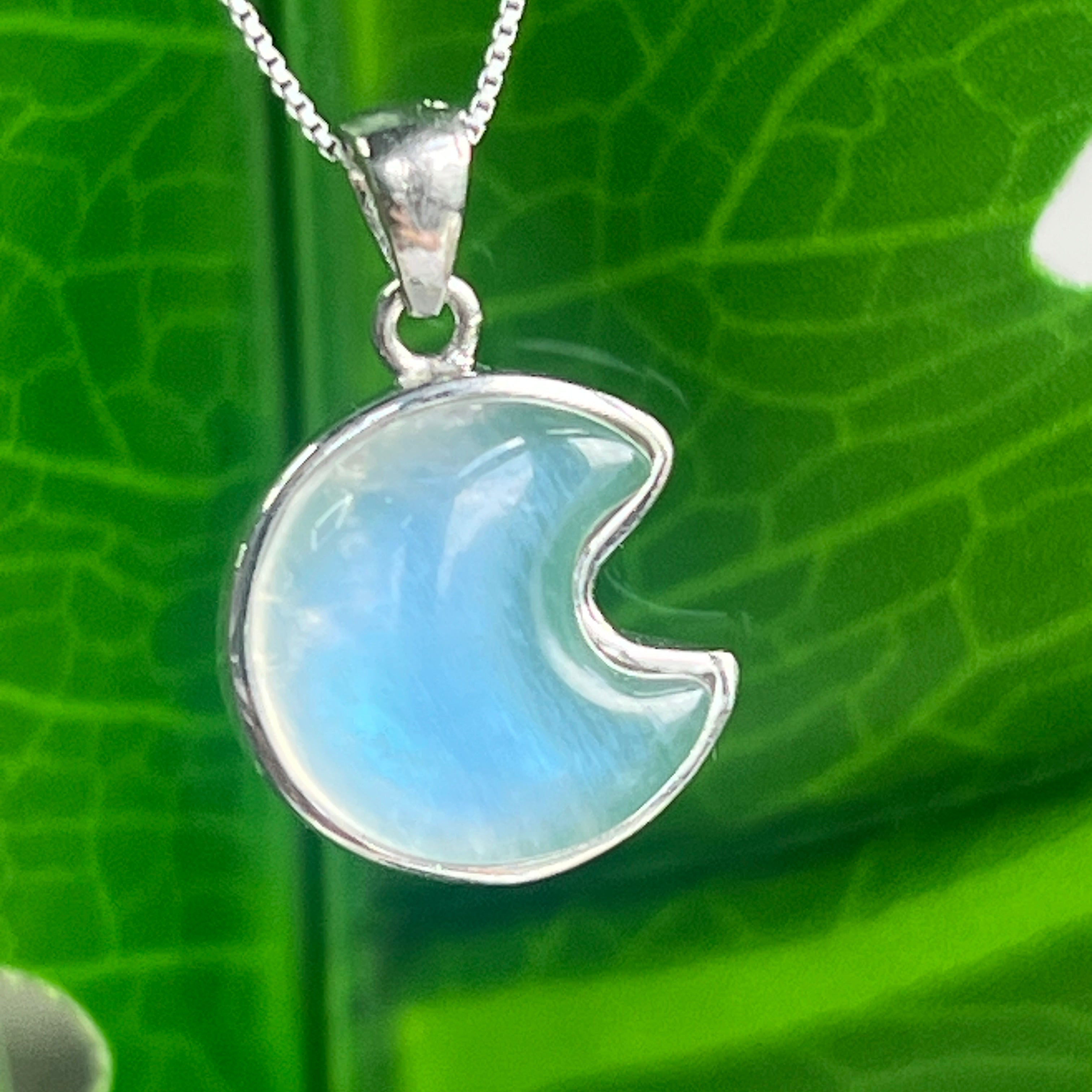 Blue Moonstone Pendant – KiKi Crystal